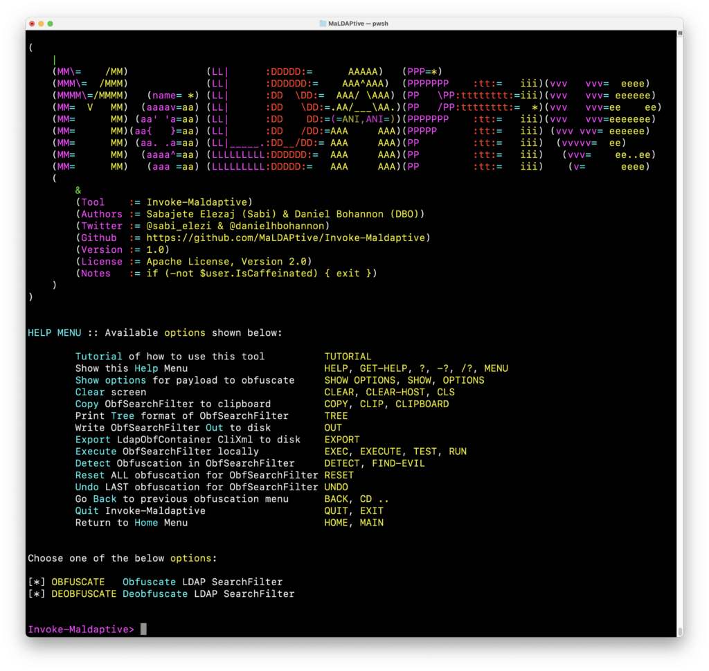Invoke-Maldaptive: LDAP Obfuscation, Deobfuscation & Detection Invoke-Maldaptive: LDAP Obfuscation, Deobfuscation & Detection