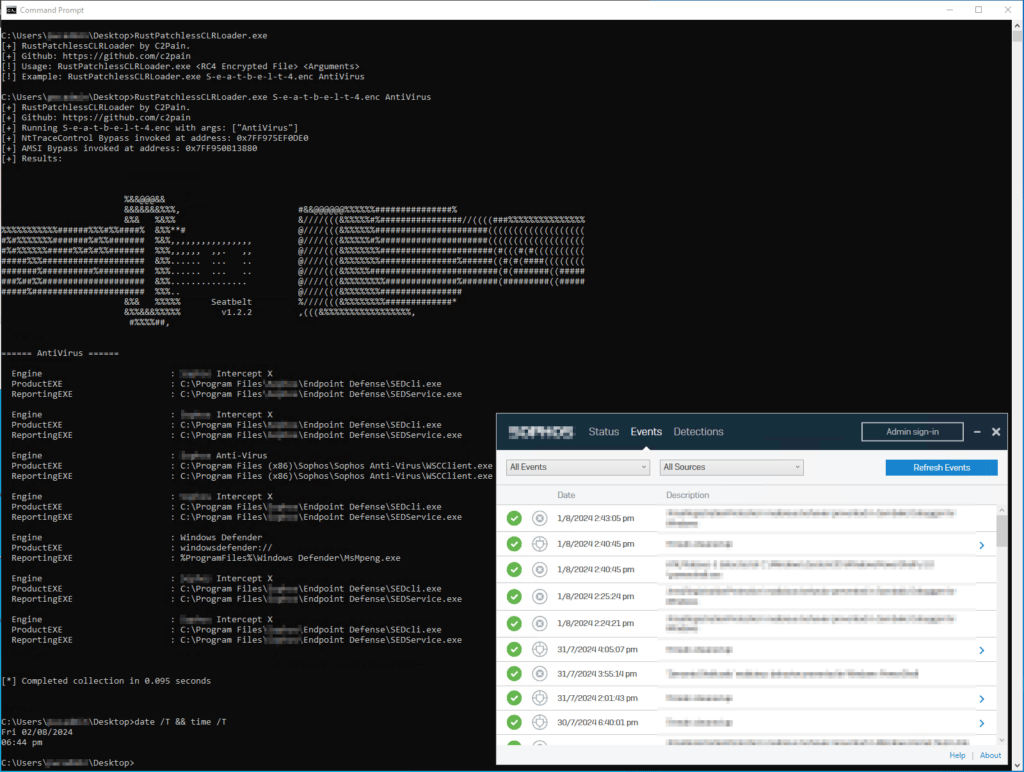 Rustpatchlessclrloader Net Assembly Loader With Patchless Amsi And Etw Bypass
