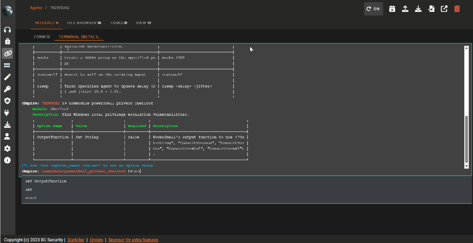 Empire Powershell And Python Post Exploitation Agent