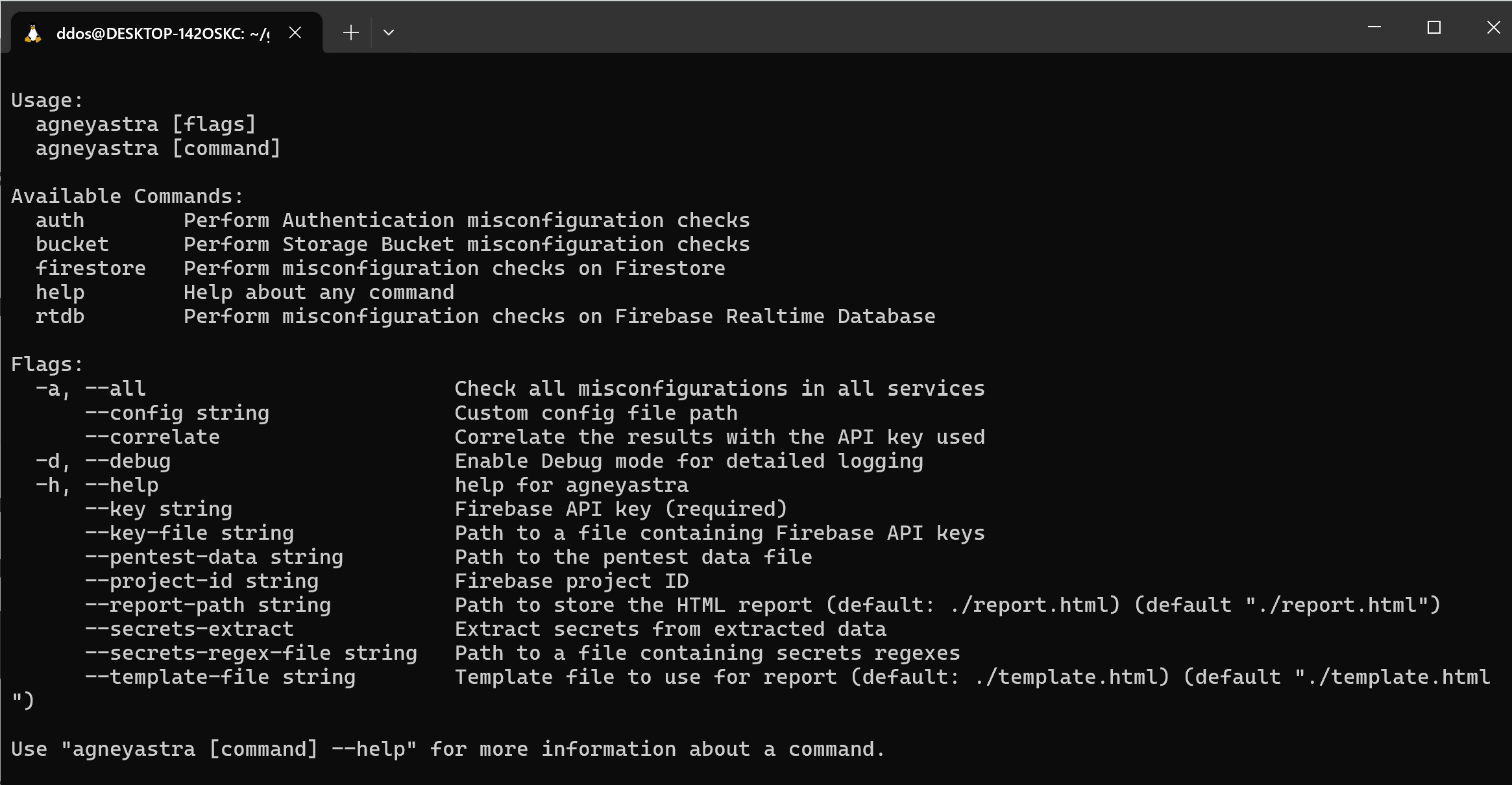 Agneyastra A Firebase Misconfiguration Detection Toolkit