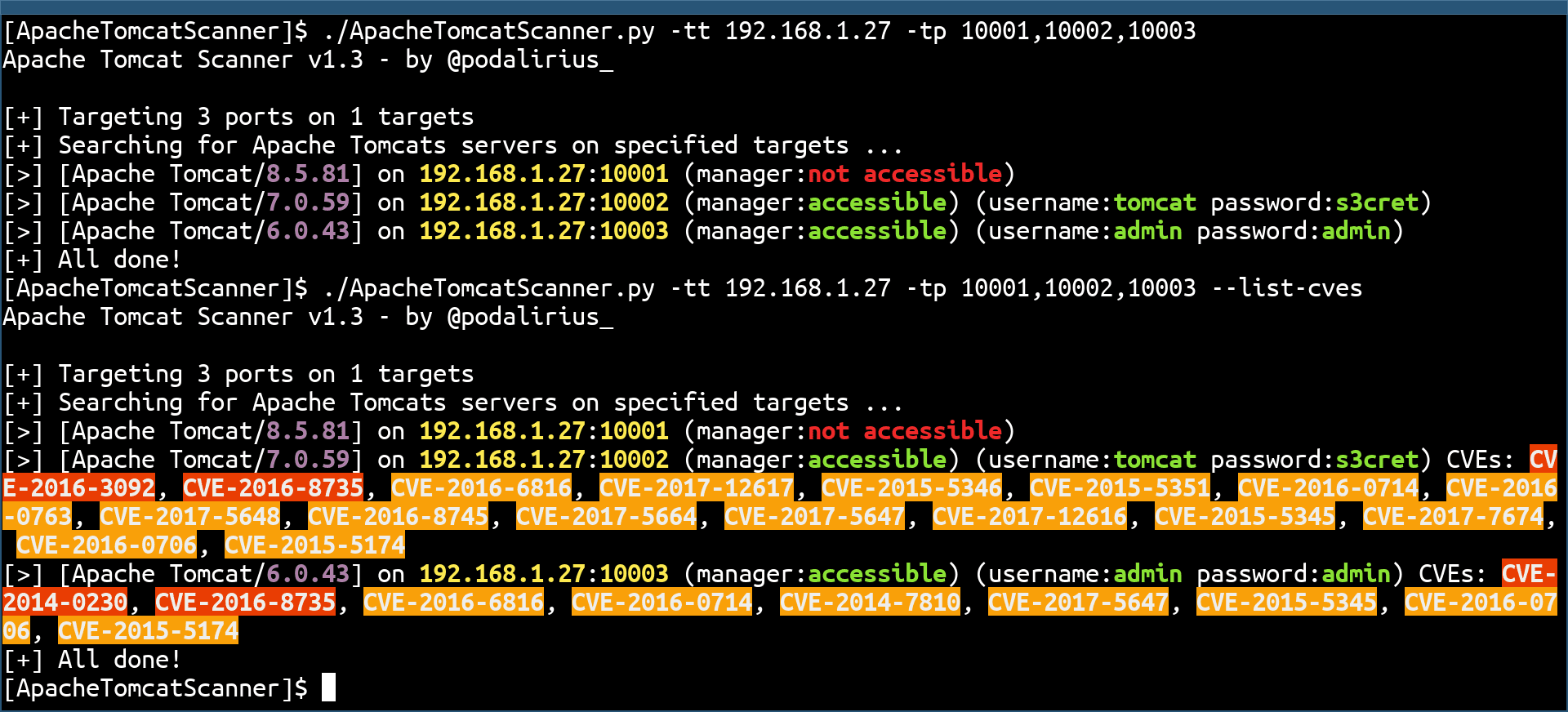 Apache Tomcat Scanner Scan For Apache Tomcat Server Vulnerabilities 